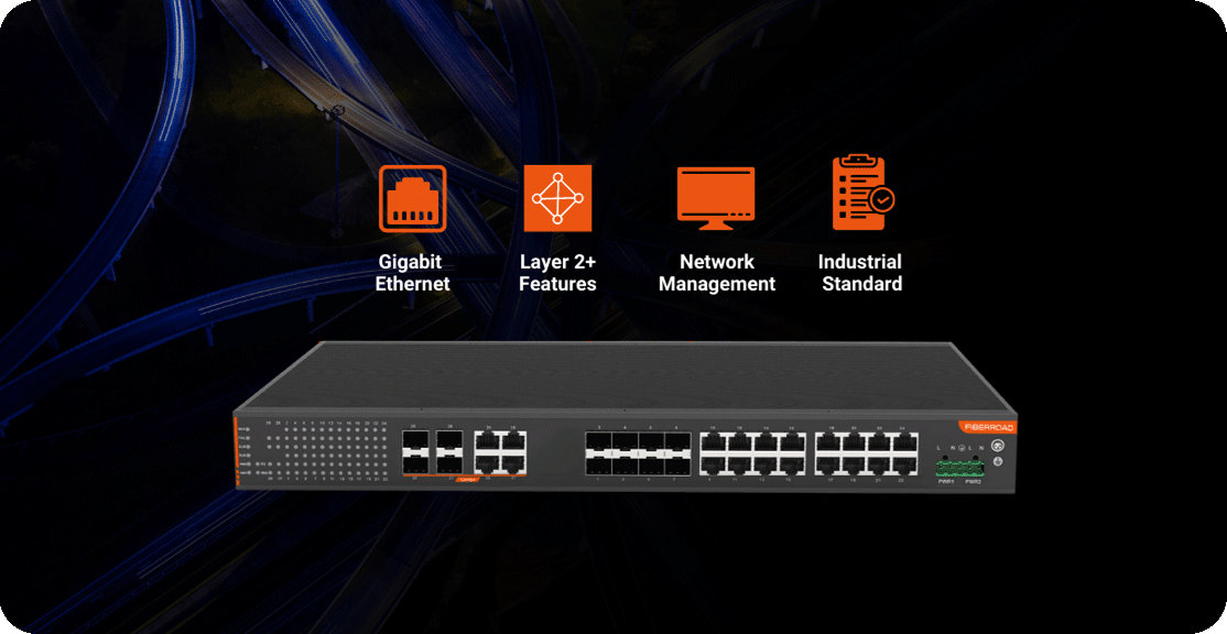 24+4G Managed Industrial Ethernet Switch | Industrial Ethernet