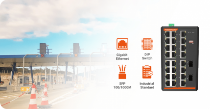 24 Port Industrial Network Switch | Gigabit Industrial Ethernet
